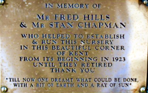 Landmarks (L1130) Fairseat Nurseries - Stansted History